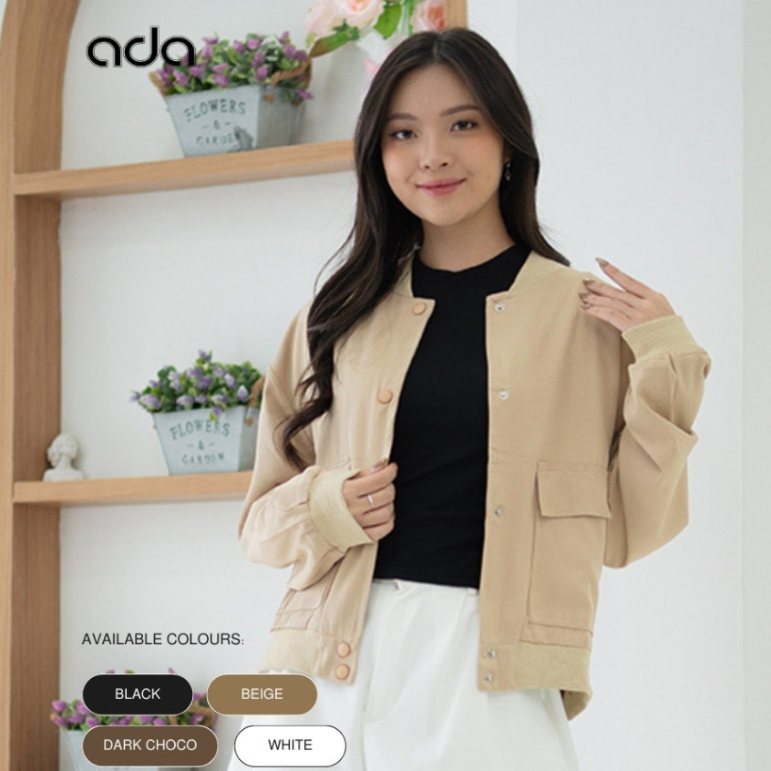 Jual ADA - Faira Jaket Bomber Wanita #J915 | Shopee Indonesia