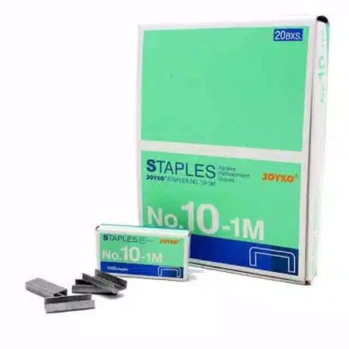 Jual ISI STAPLES / Isi Stapler Joyko no.10 - 1M kecil (Isi 1 Box Kecil ...