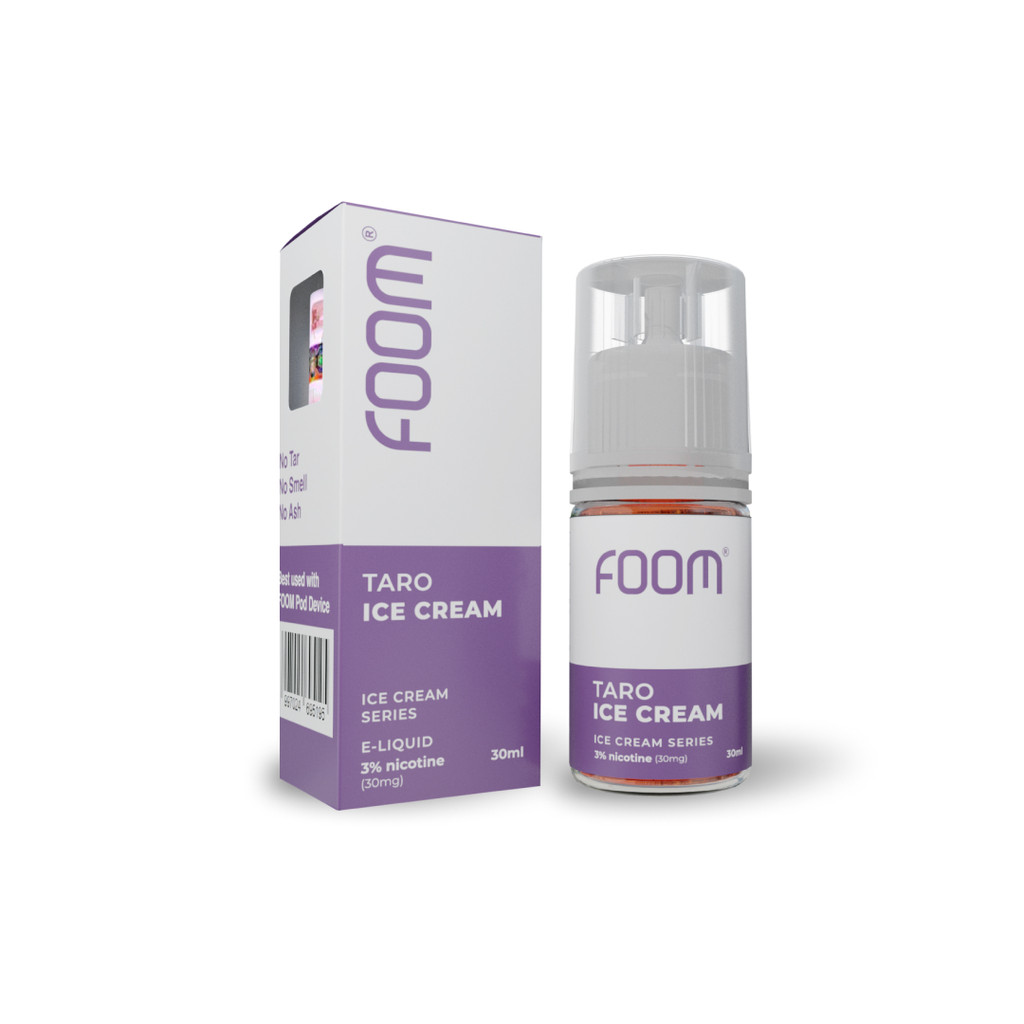 Jual Taro Ice Cream Liquid By Foom | Shopee Indonesia