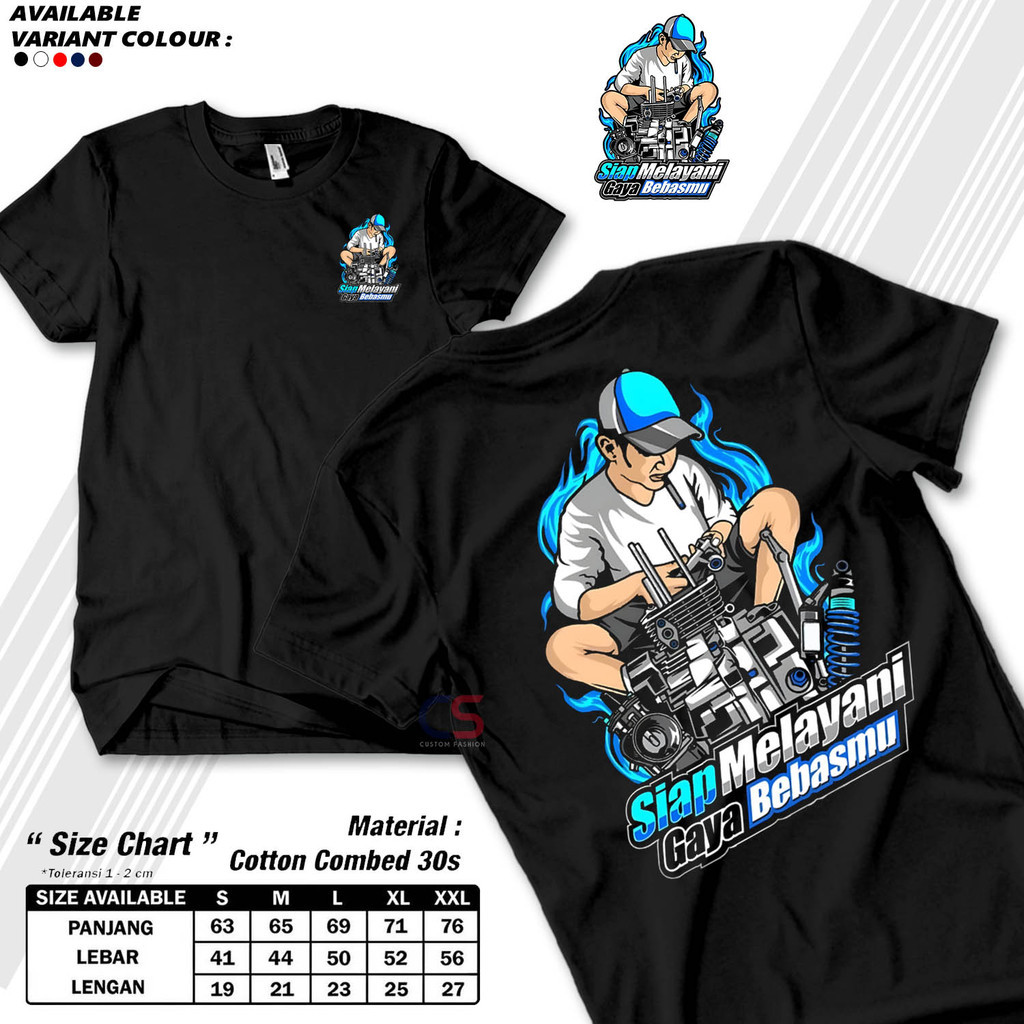 Jual Kaos Pria Distro MEKANIK ROSOK JAPAN Murah Motif Siap Melayani ...