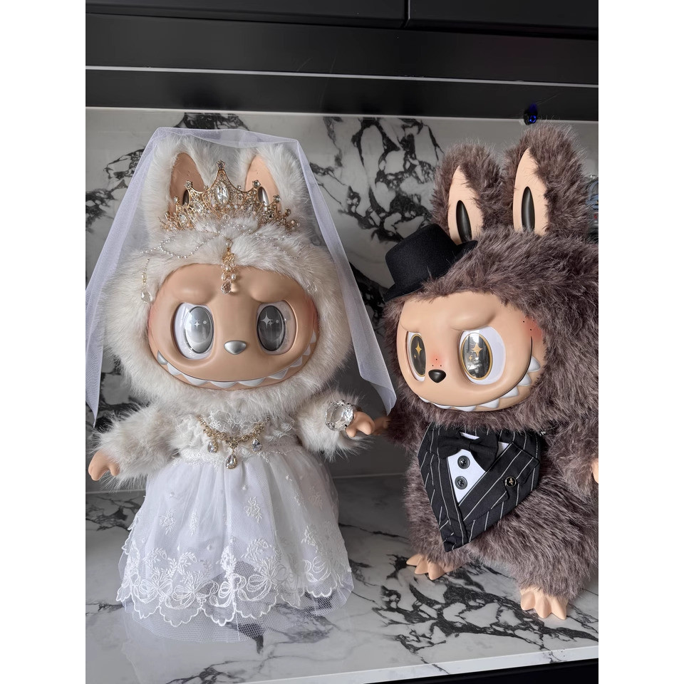 Jual Original Design luxury 58cm labubu Clothes Archangel Zimomo doll ...