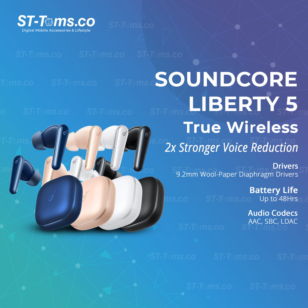 Jual Anker Soundcore Liberty 5 Noise-Cancelling Earbuds with Dolby ...