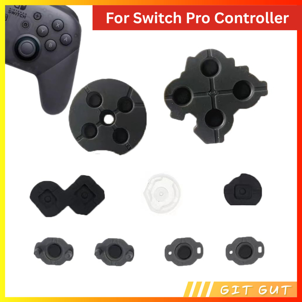 Jual Nintendo Switch Pro Controller Karet Tombol Controller Rubber Pad ...