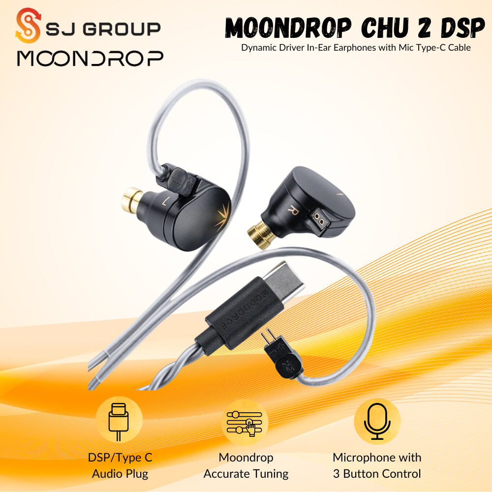 Jual Moondrop CHU 2 DSP In Ear Monitor Earphone With Mic & Chu II Type ...