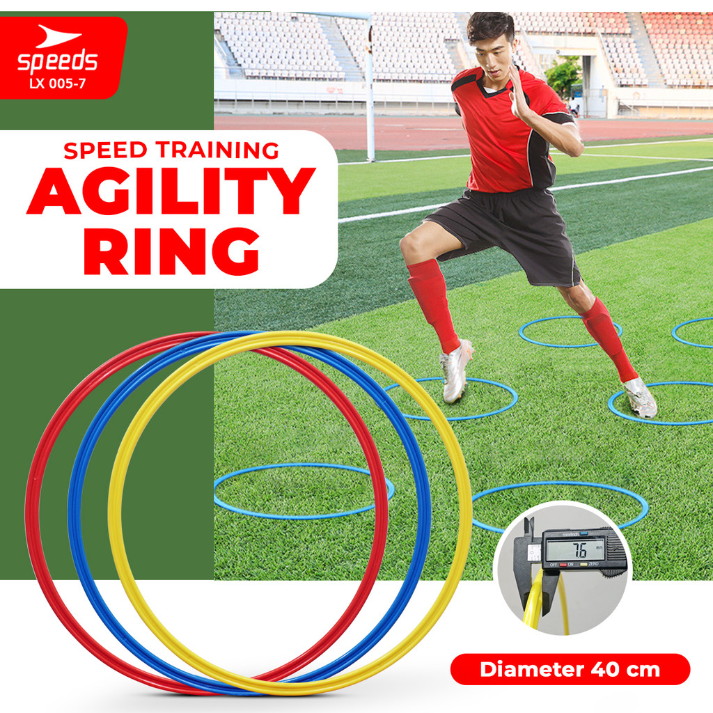 Jual SPEEDS Agility Ring Foot Training 56cm 50cm 40cm Ketangkasan ...