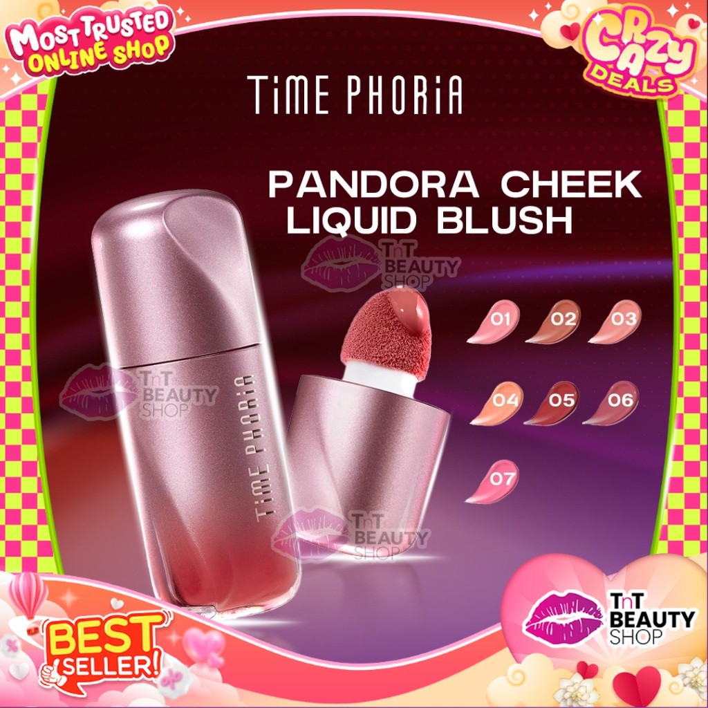 Jual TIMEPHORIA Pandora Cheek Liquid Blush 5G Stick Cream Blush Liquid ...