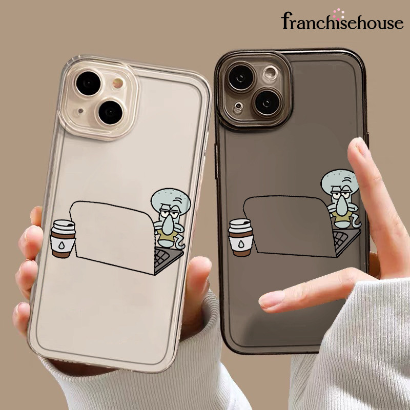 Jual Casing Ponsel Bekerja dengan Octopus Transparan Soft Case Fashion ...