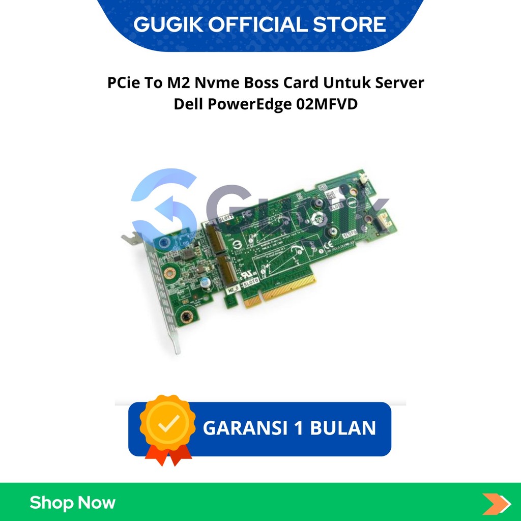 Jual PCie To M2 Nvme Boss Card Untuk Server Dell PowerEdge 02MFVD ...