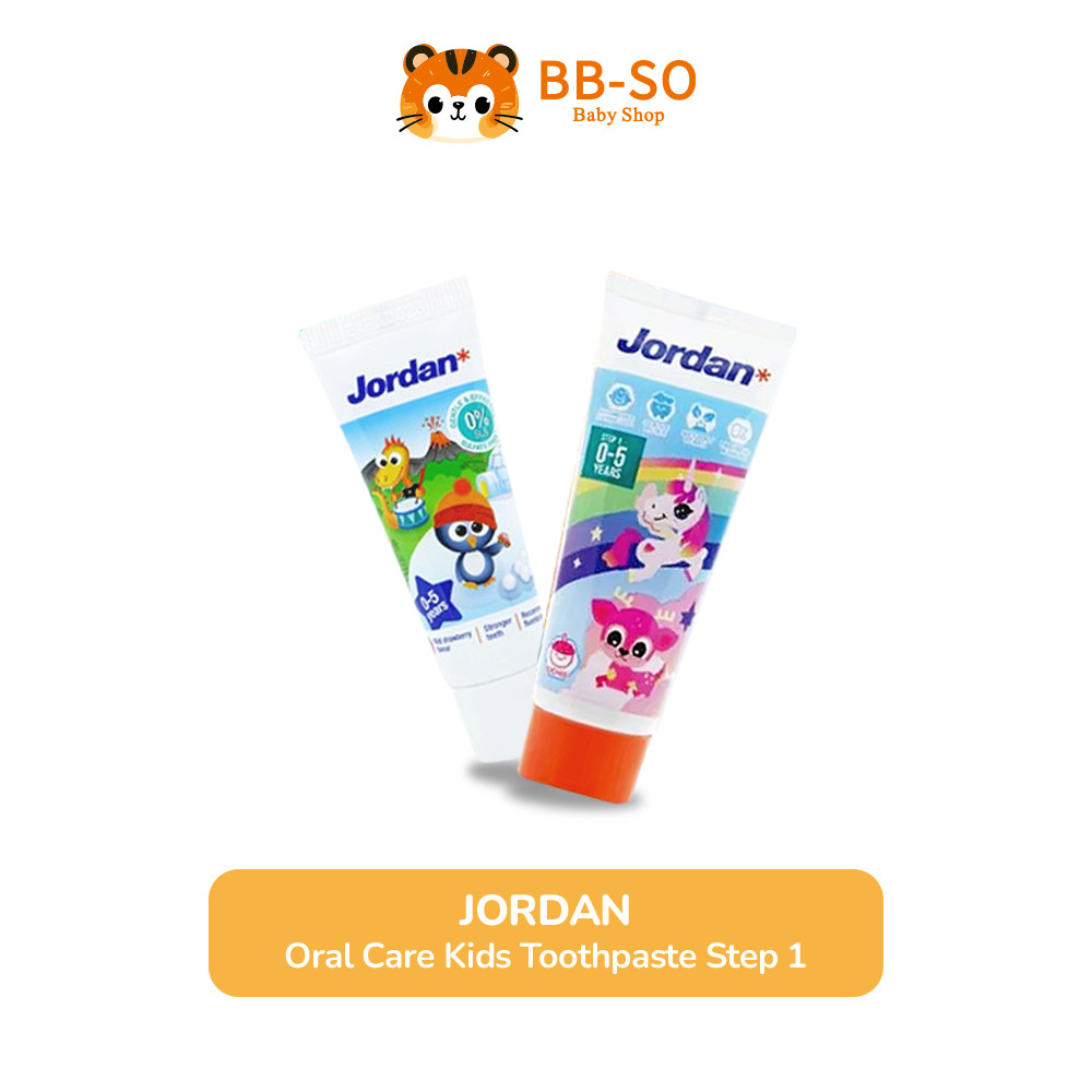 Jual Jordan Oral Care Kids Toothpaste Step 1 - Pasta Gigi Lychee ...