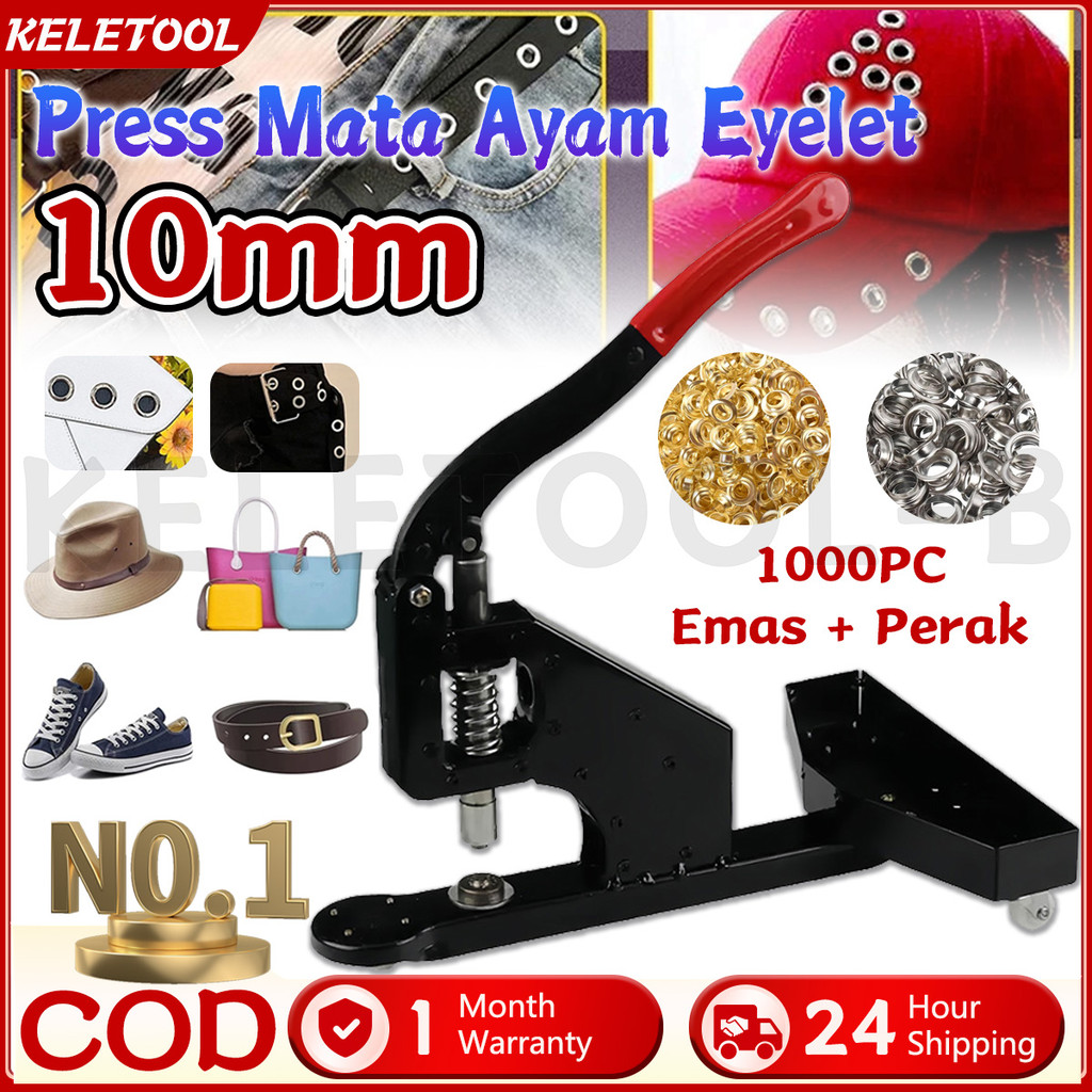 Jual Mesin Press Mata Ayam Eyelet Alat Mata Ayam Mesin Hand Press Mata ...