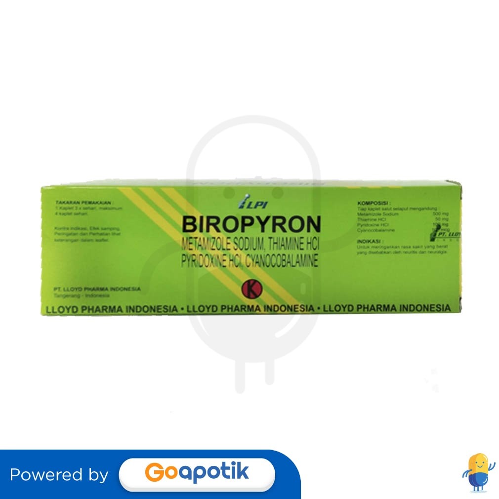 Jual Biropyron Box Isi 100 Kaplet | Shopee Indonesia