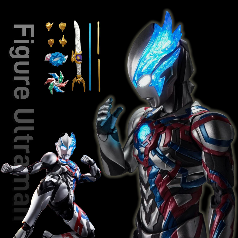 Jual Figure Ultraman Multi Shf Ultra Action Figure 18CM Jed Galaxy Rising Ultraman Z Ultraman ...