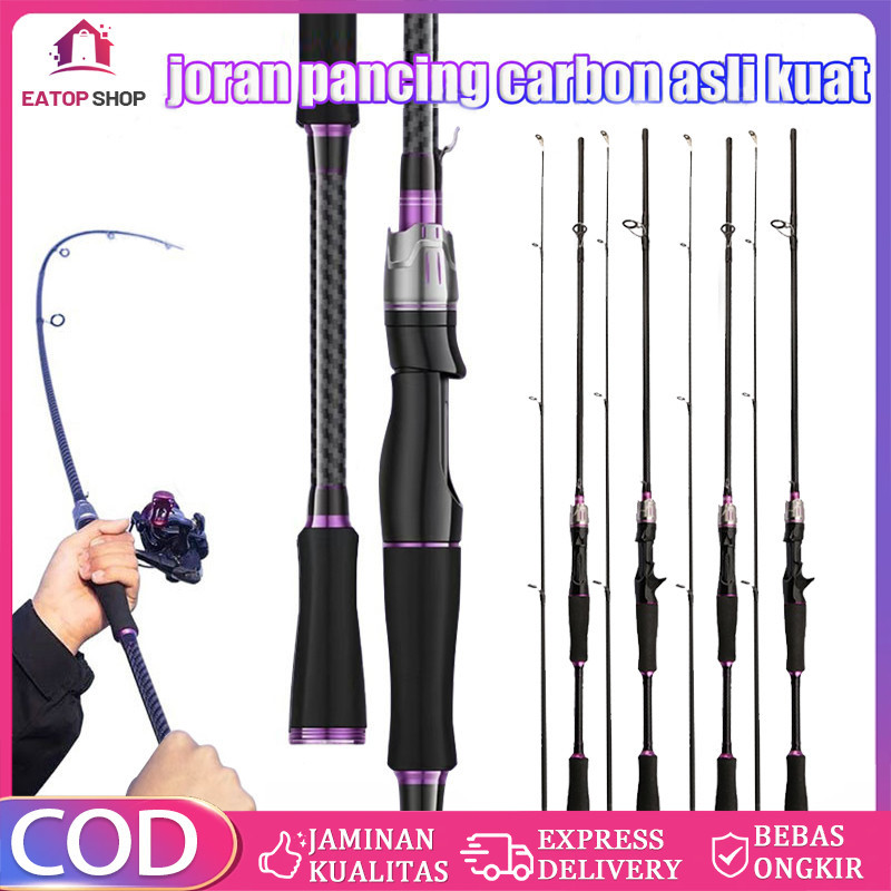 Jual 1.65m/1.8m/2.1m/2.4m Ultralight Daiwa Baitcasting Rod Medium Joran Pancing Carbon Lure M ...