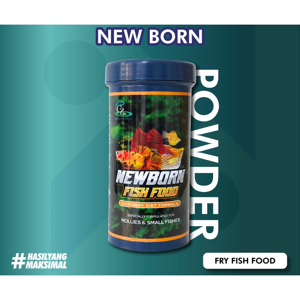 Jual CZ Aqua New Born Fish Food Pakan Ikan Burayak Mengandung Probiotik ...