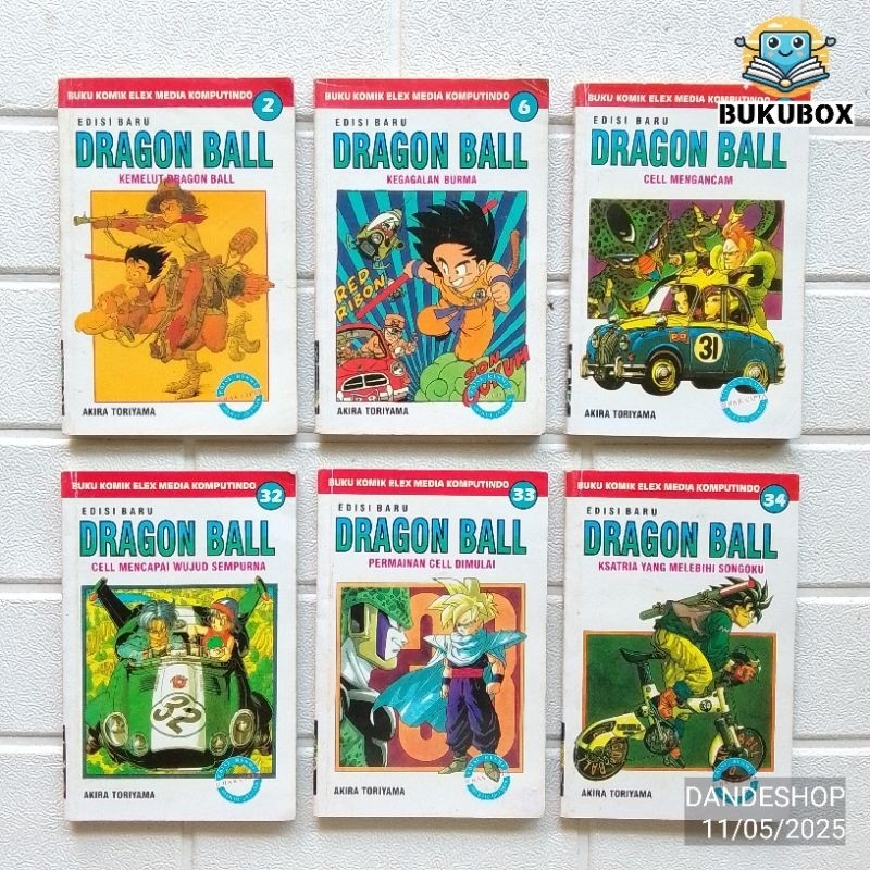 Jual Dragon Ball Edisi Baru oleh Akira Toriyama - Komik Cabutan Bekas Preloved Elex List Merah ...