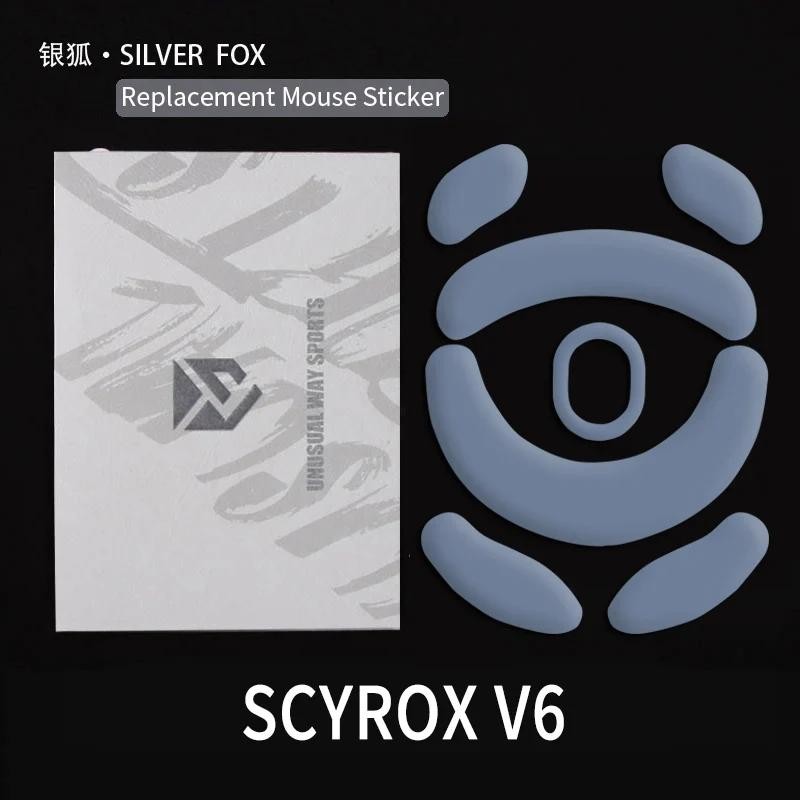 Jual Unusual Way Sports Silver Fox Scyrox V6 Mouse Feet / Mouse Skate ...