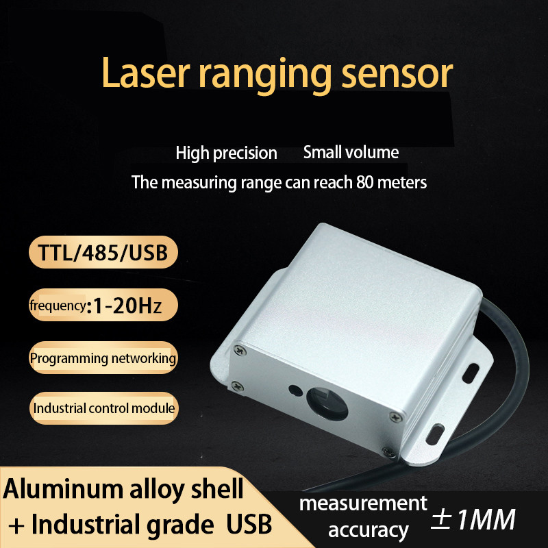 Jual Laser Distance Sensor Infrared Lidar Displacement Module Distance ...