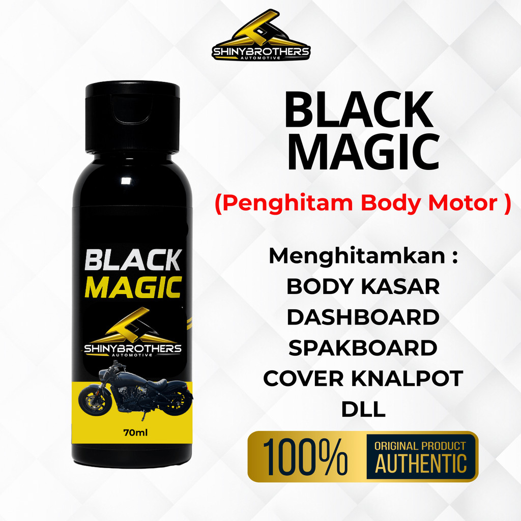 Jual PENGHITAM BODY MOTOR BLACK MAGIC 70ML/PENGHITAM BODY MOTOR/SEMIR ...