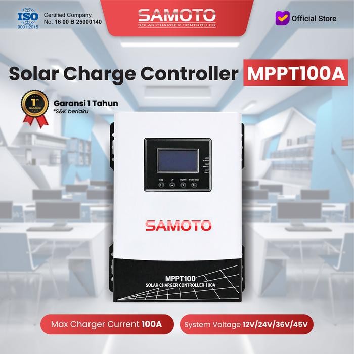 Jual Samoto Solar Charge Controller MPPT100A 100A SCC PV Solar Panel ...