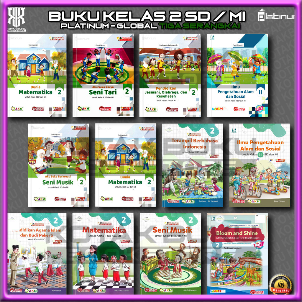 Jual Buku kelas 2 SD Kurikulum Merdeka / Tiga Serangkai / platinum / global / Revisi 2025 ...