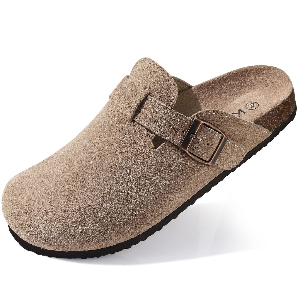 Jual Crestar Fashion Clogs Slippers For Women Classic Suede Men Mules ...