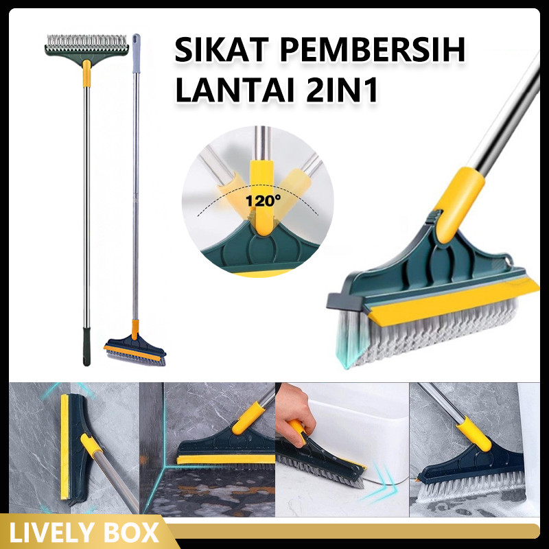 Jual Sikat Kamar Mandi 3in1 / V Shape Sapu Kamar Mandi Gagang Toilet ...