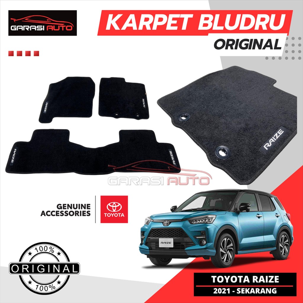 Jual Karpet Bludru Original Toyota Raize 2021 - 2025 Up Ori Bawaan ...