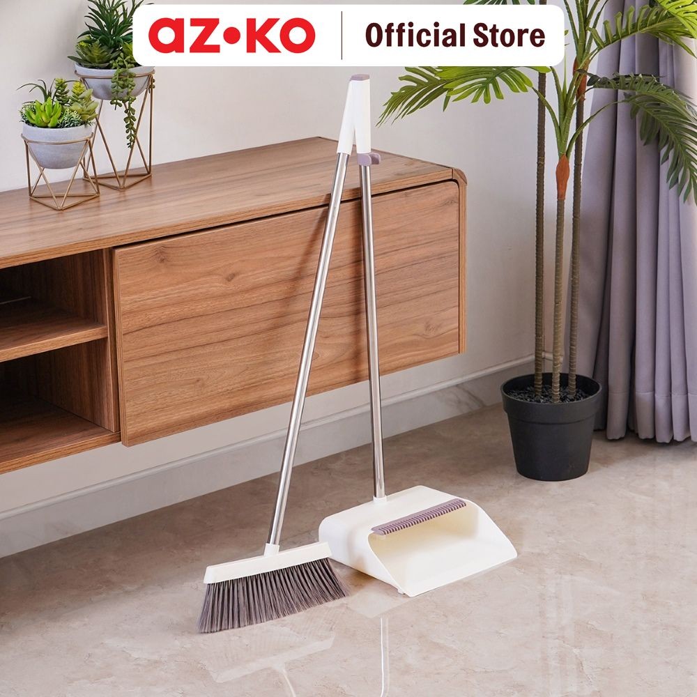 Jual AZKO Proclean Sapu Dan Pengki - Krem Floor Cleaner Set Sapu Dan ...