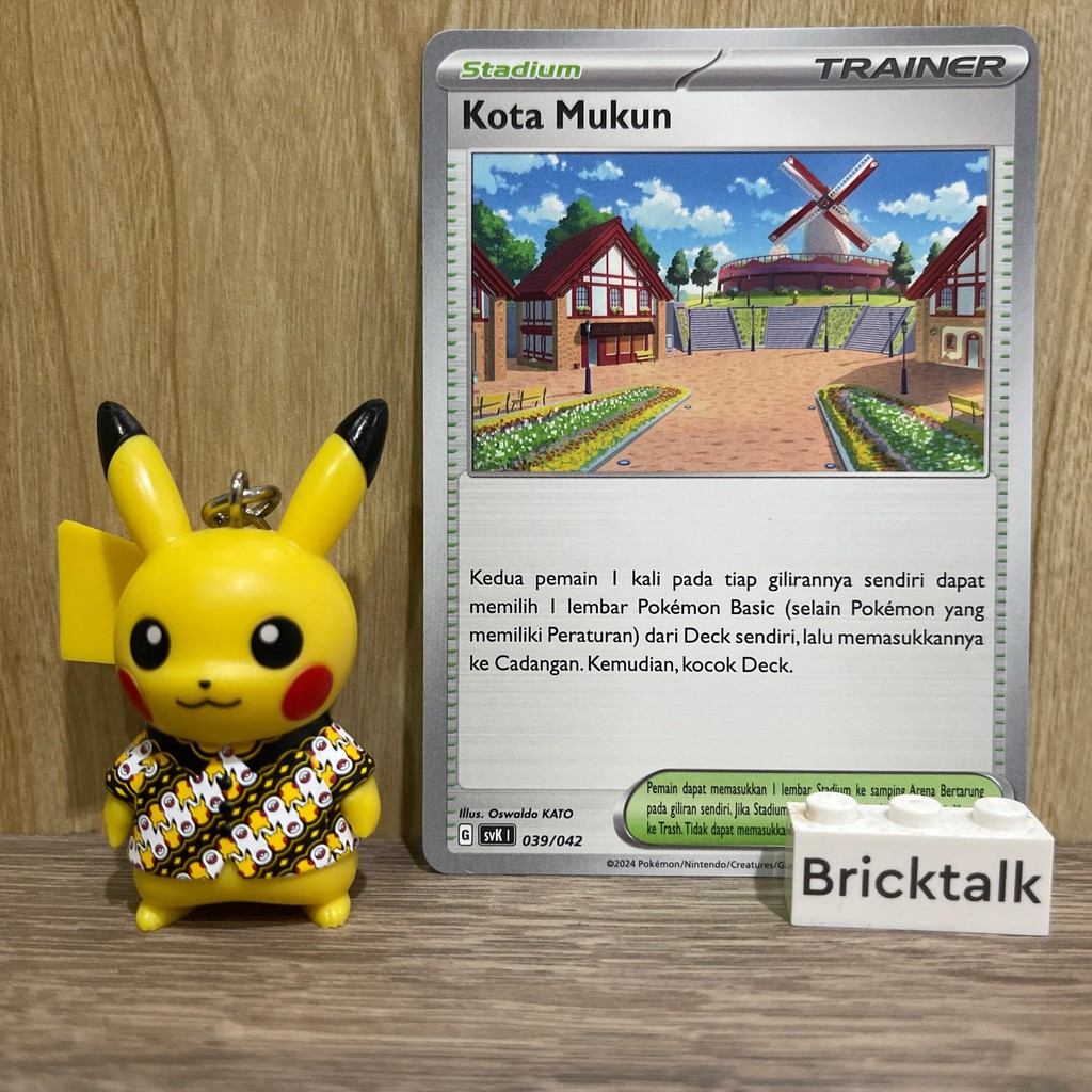 Jual Kartu Pokemon TCG Trainer Stadium Kota Mukun 039/042 svK Boks Box ...
