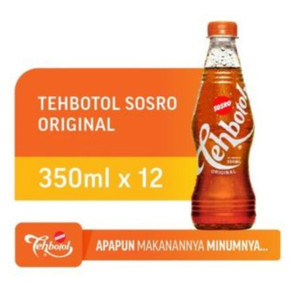 Jual Teh Botol Sosro Pet 350 ml. 1 Dus isi 12. | Shopee Indonesia