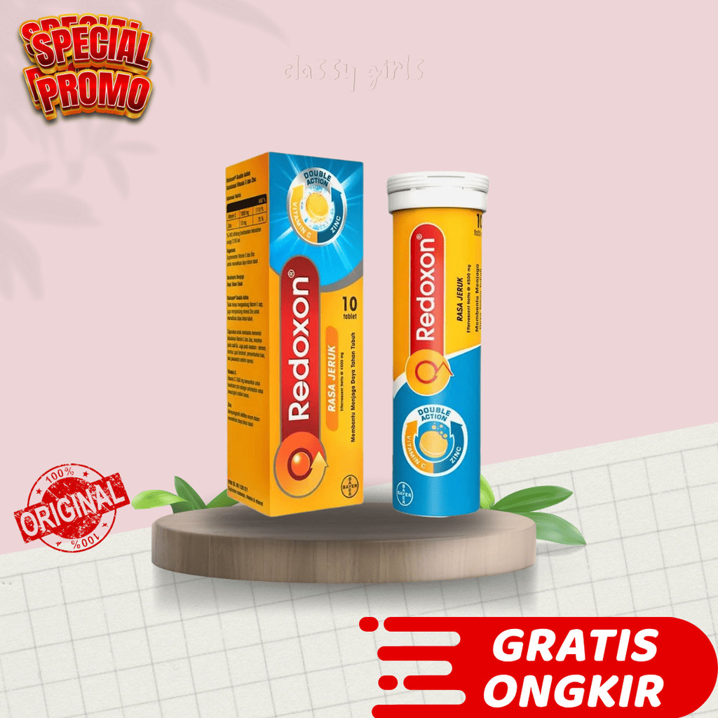 Jual REDOXON TRIPLE ACTION RASA JERUK 10 TABLET | Shopee Indonesia