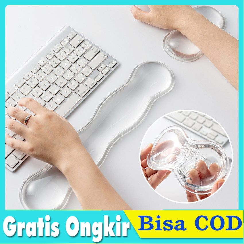 Jual Ergonomic Keyboard Mouse Wrist Rest Bantalan pergelangan tangan ...