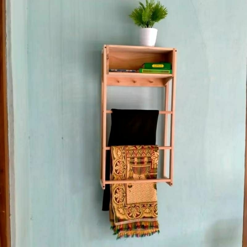 Jual rak mukena rak sajadah rak buku rak handuk rak gantung | Shopee ...