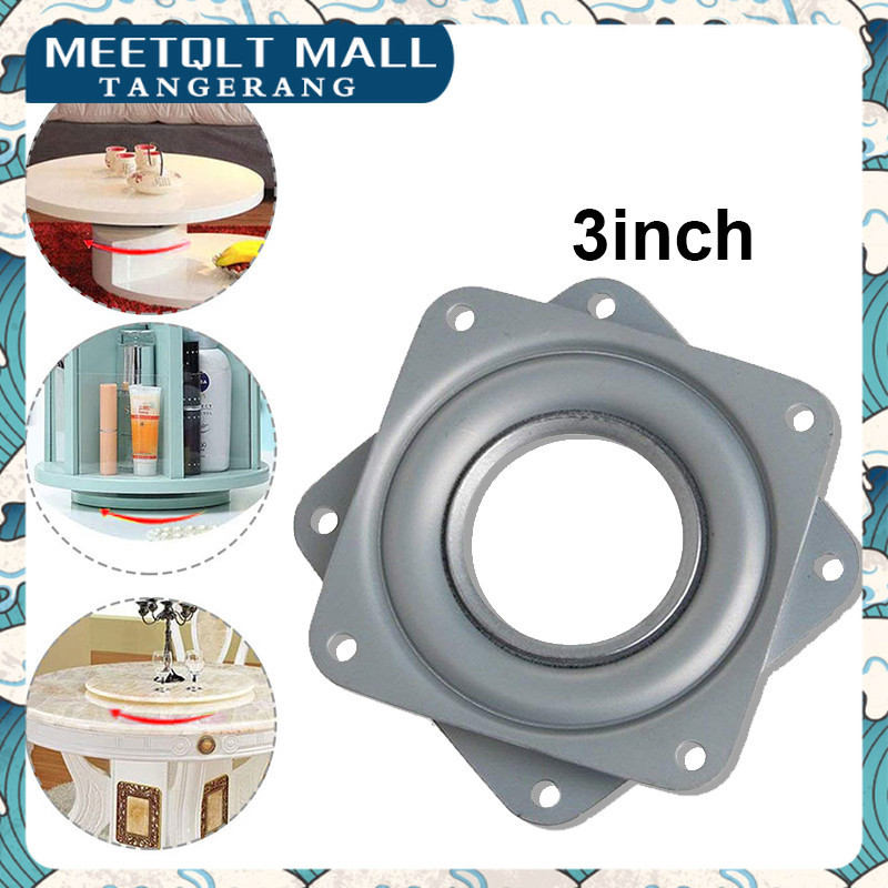 Jual Set Meja Putar Kolaher 3 Inch Ring Braket Besi Kursi Etalase Lazy ...