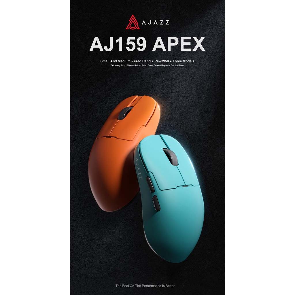 Jual NEW AJAZZ AJ159/AJ159P/AJ159PRO/AJ159 APEX Lightweight Wired/Bluetooth/Wireless Mouse with ...