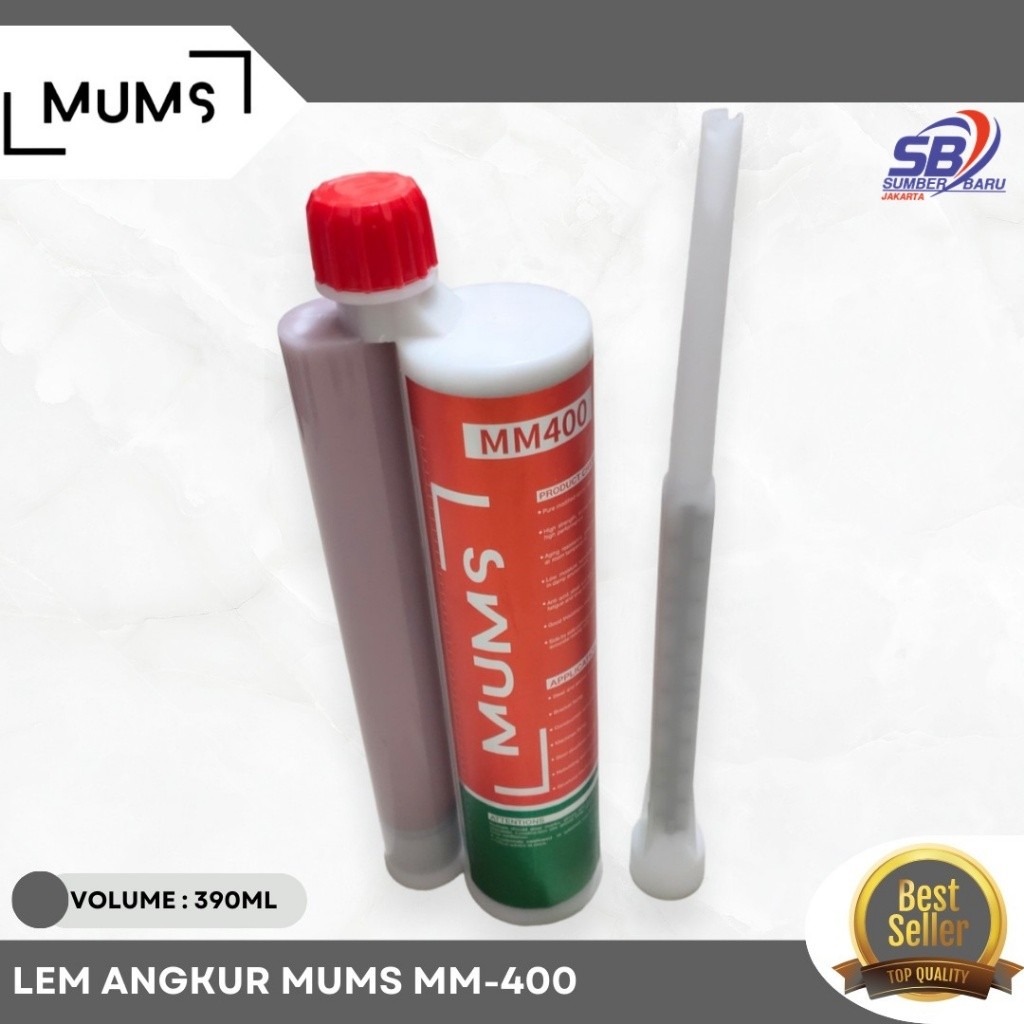 Jual Lem Beton Tembok Chemical Lem Angkur Rebar Mums MM-400 390ml HILTI ...