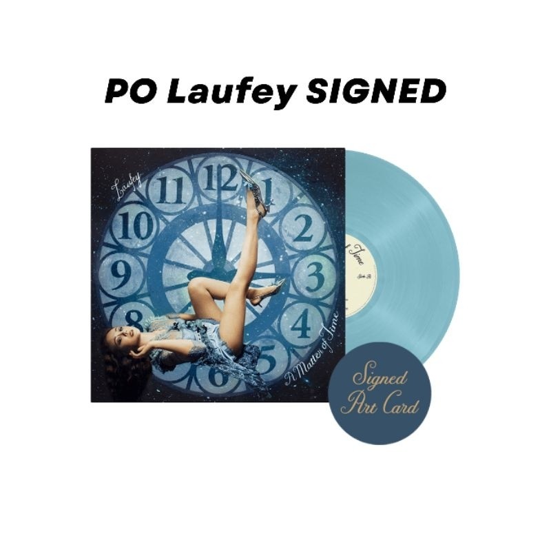 Jual SIGNED Laufey - A Matter Of Time Standard Edition: Timeless Blue ...