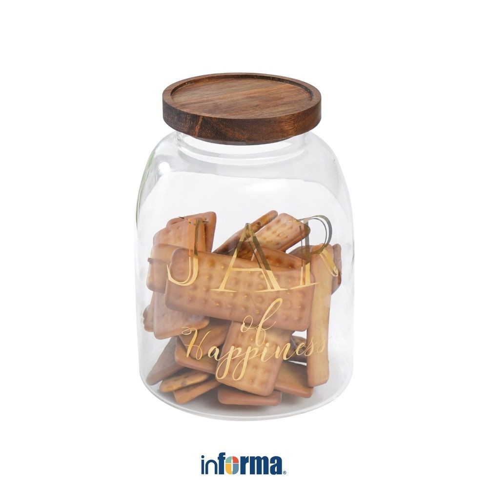 Jual Informa 2 ltr Kloe Stoples Kaca Dengan Tutup Acacia Jar Tempat ...