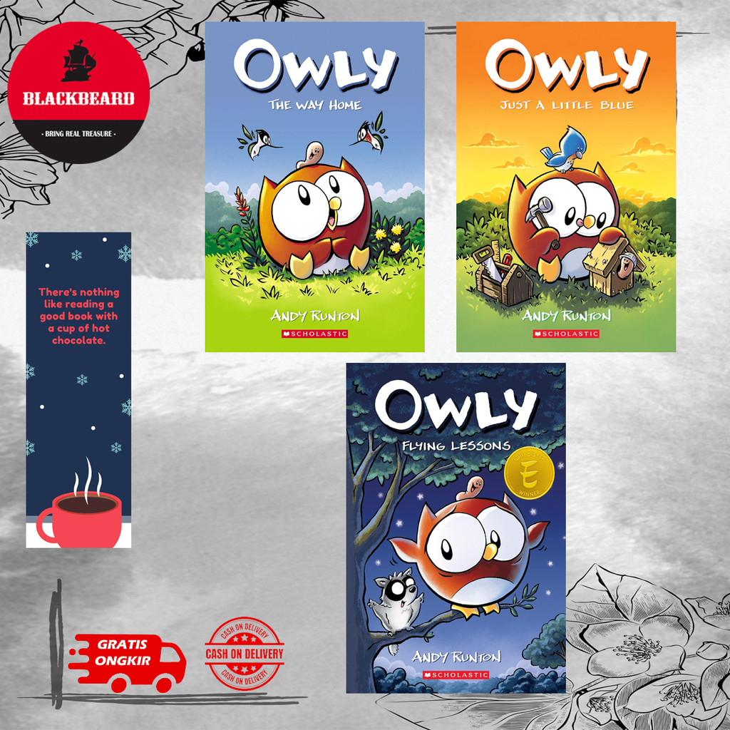 Jual Owly (3 book series) by Andy Runton | Shopee Indonesia