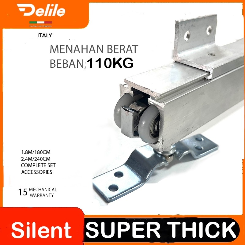 Jual Rel Geser Pintu Aluminium/Rel Slidding Pintu/Rel Slidding Pintu ...