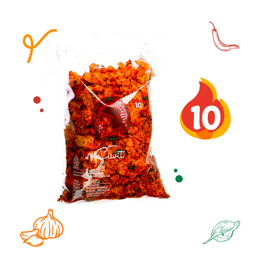 Jual MAICIH KERIPIK CIWIT LEVEL 10 (1KG) | Shopee Indonesia