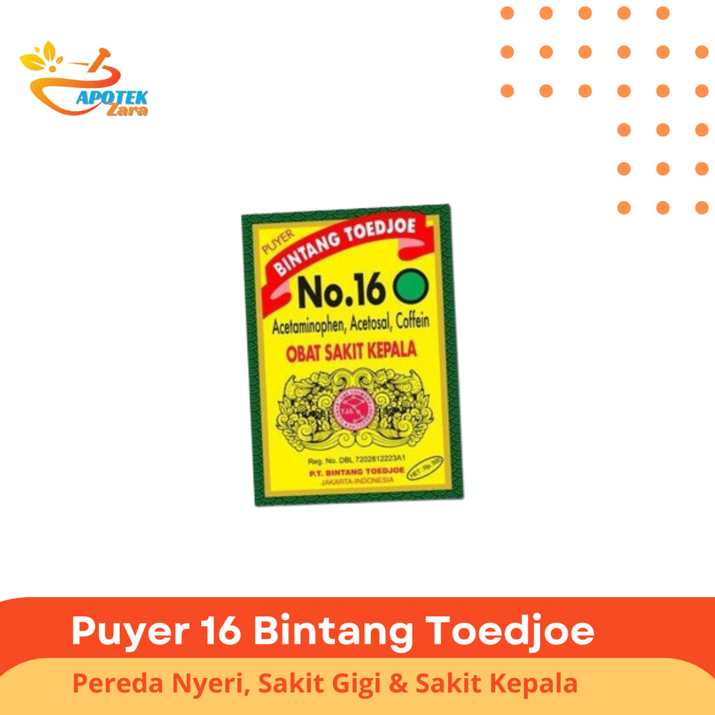 Jual Puyer 16 – Obat Sakit Kepala, Pegal Linu, Meriang, dan Masuk Angin ...
