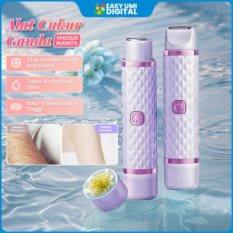 Jual 2in1 Alat Cukur Bulu Wanita Epilator Pencukur Cukuran Shaver Alis ...