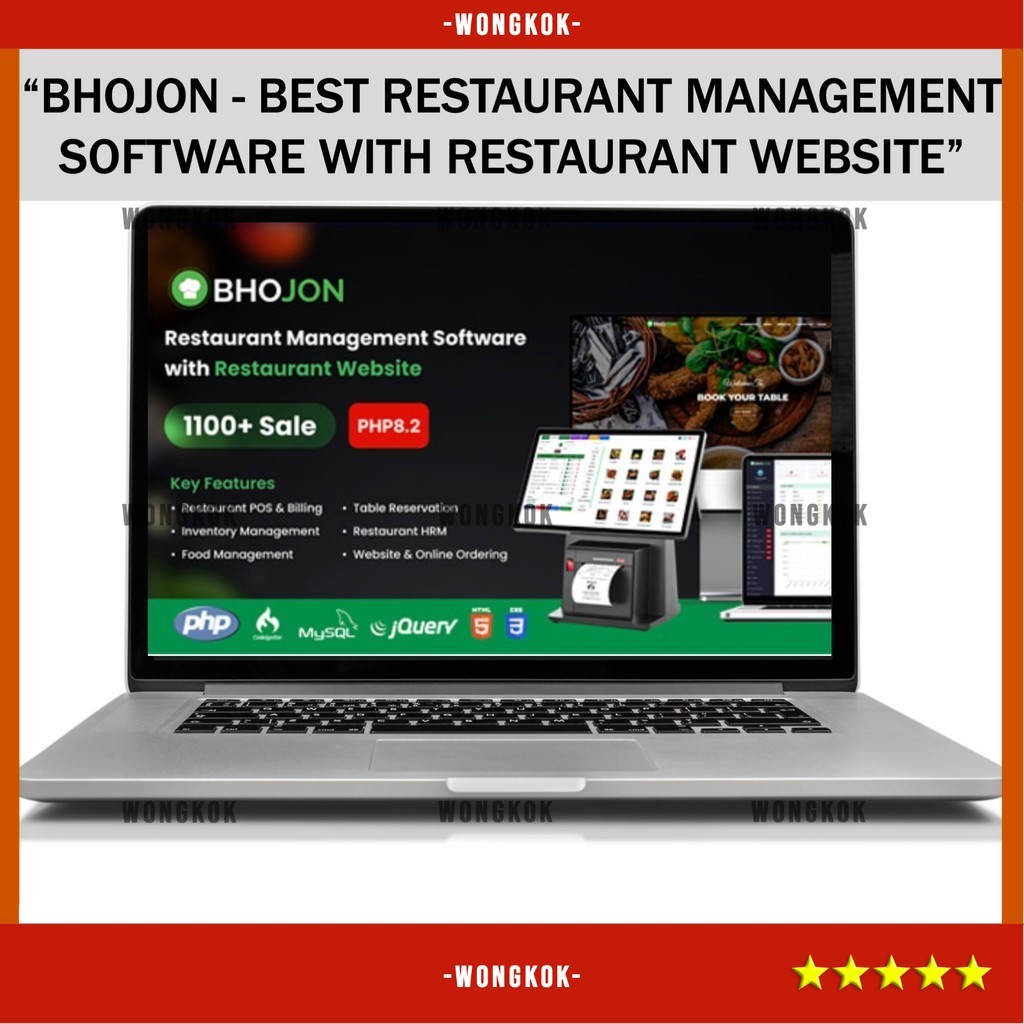 Jual SOURCE CODE APLIKASI WEB BHOJON - BEST RESTAURANT MANAGEMENT SOFTWARE WITH RESTAURANT ...