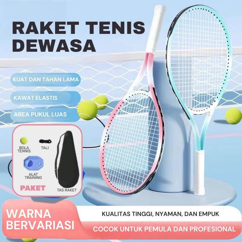 Jual [SP366] PAKET LATIHAN Raket Tennis Dewasa Bola Kasti Bola Tenis ...