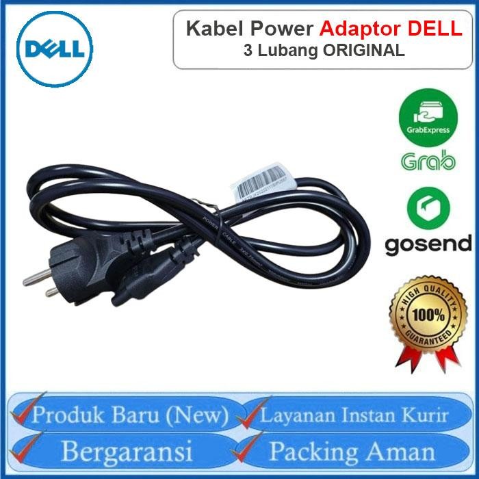 Jual Kabel power laptop Dell XPS 13 XPS 15 XPS 17 Original 3 lubang ...