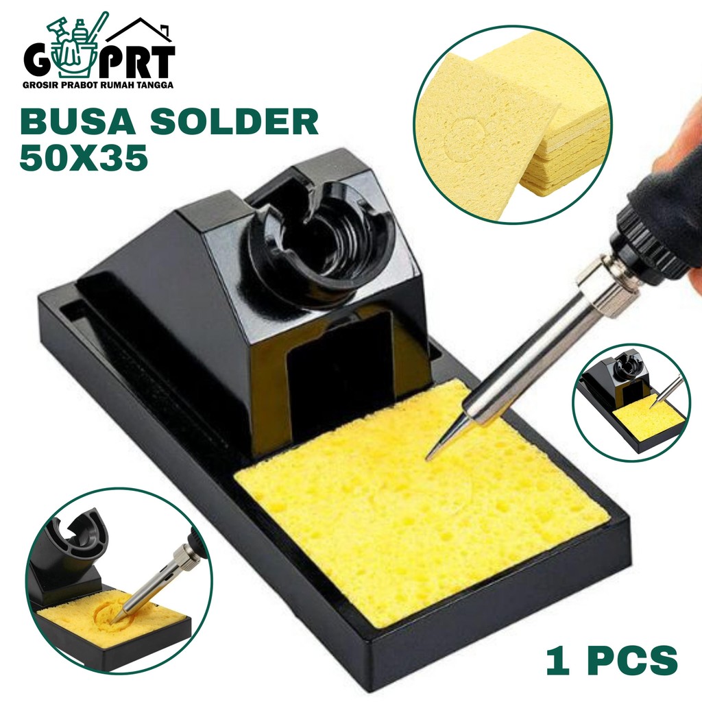 Jual Spons Busa Cleaner Pembersih Kotoran Timah Mata Solder Sponge ...