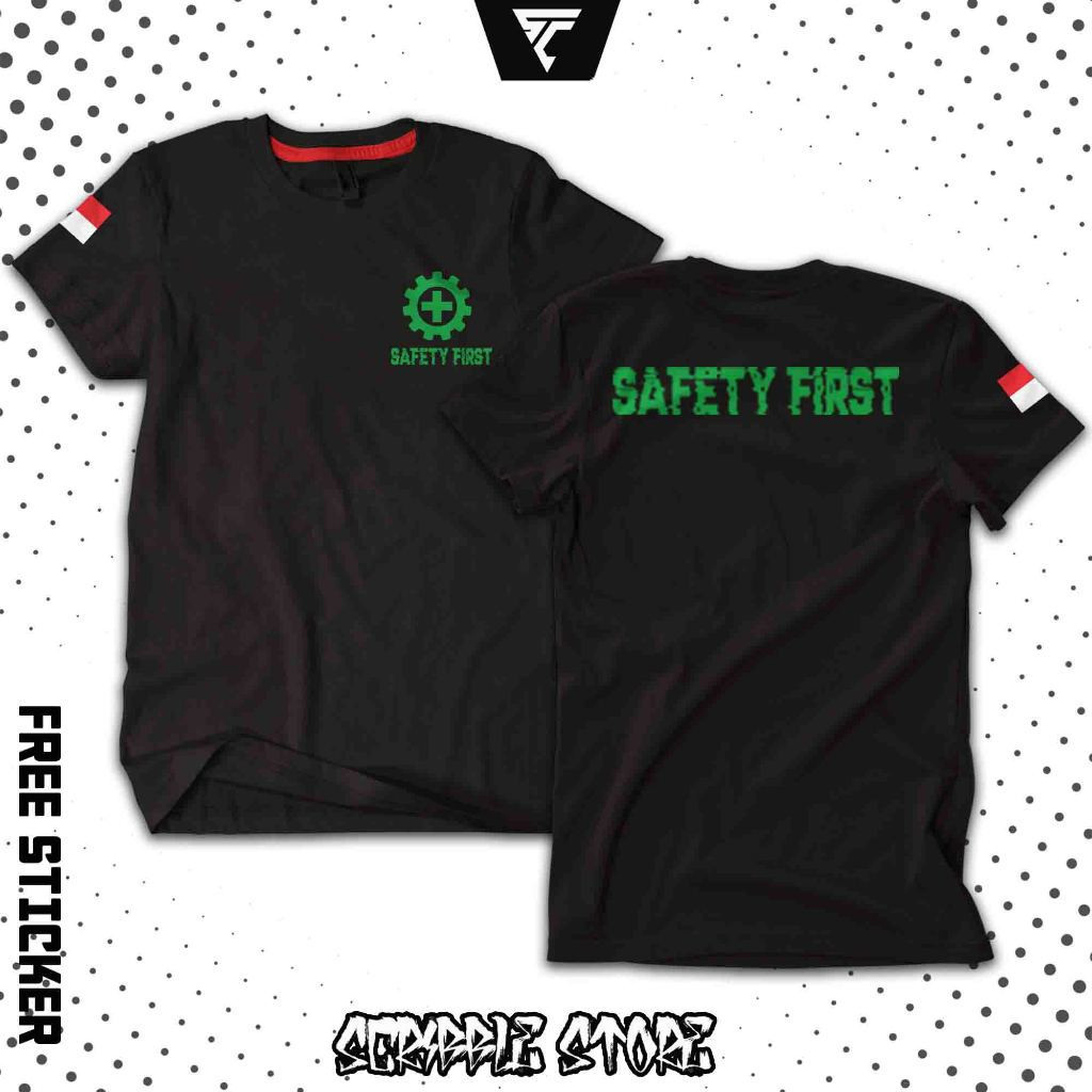 Jual Baju Kaos K3 Safety First Seragam Kerja Lapangan Proyek | Kaos ...