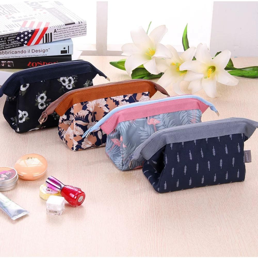 Jual AB189 Tas Makeup Anti Air Waterproof Tas Pouch Kosmetik Kapasitas ...