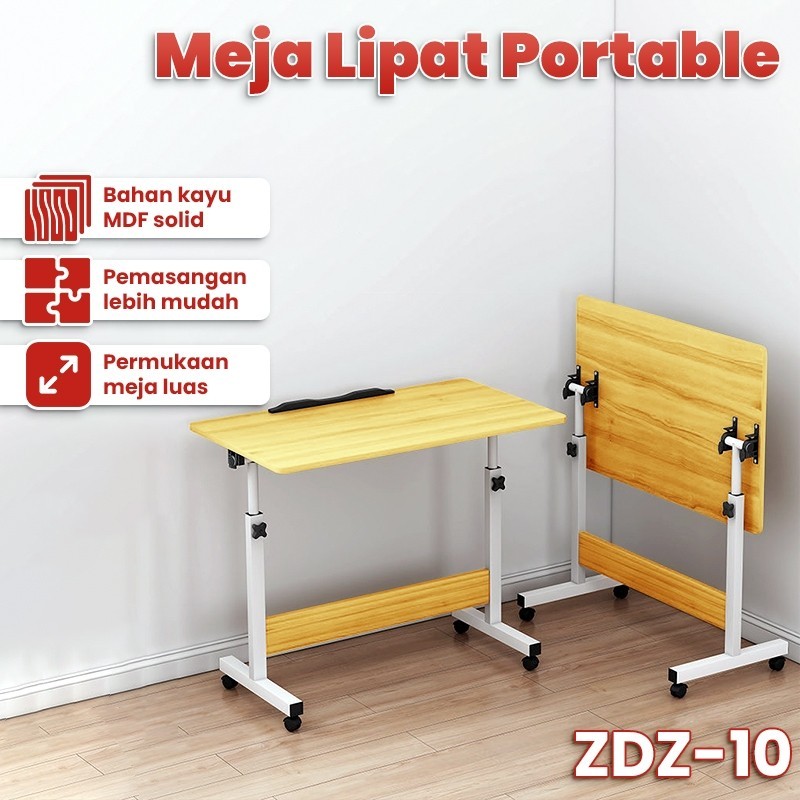 Jual Meja Lipat Portable Meja Laptop Minimalis Meja Belajar Portable ...